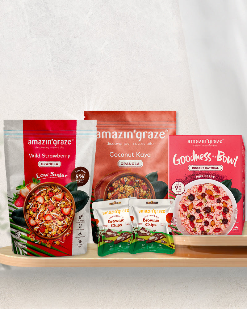 Healthy Granolas & Muesli - Amazin' Graze Malaysia