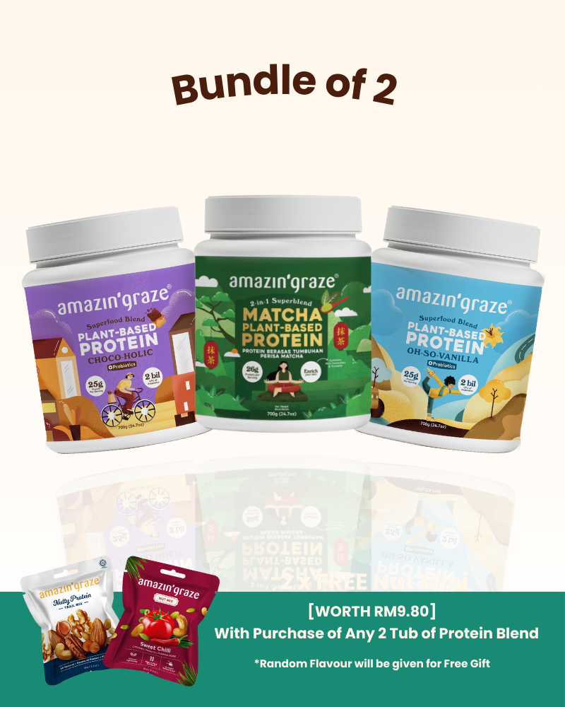 Bundle of 2 Protein Blend Tub [700g] – Amazin' Graze Malaysia