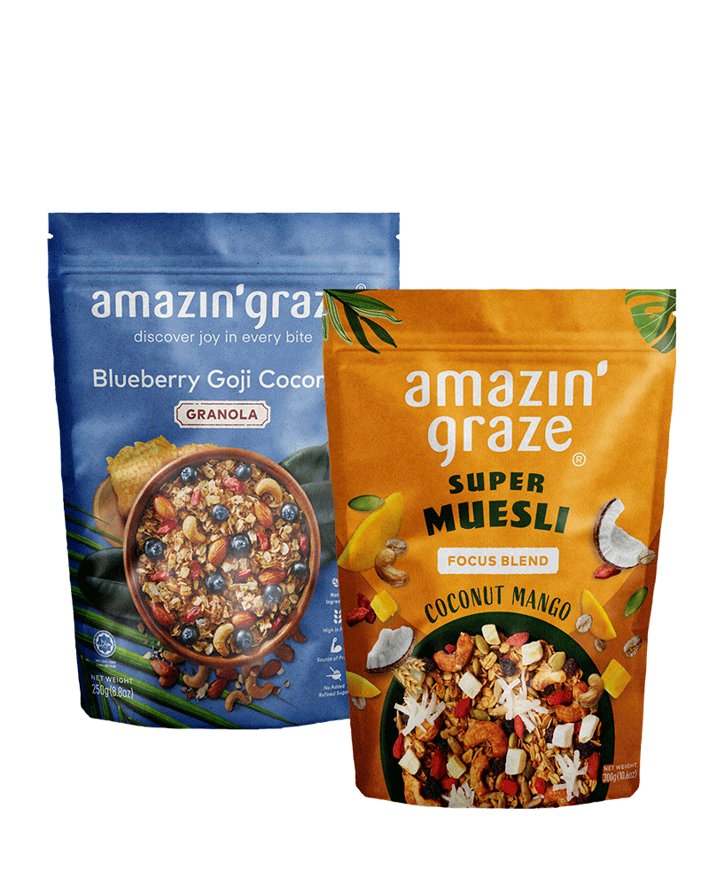 Healthy Granolas & Muesli - Amazin' Graze Malaysia