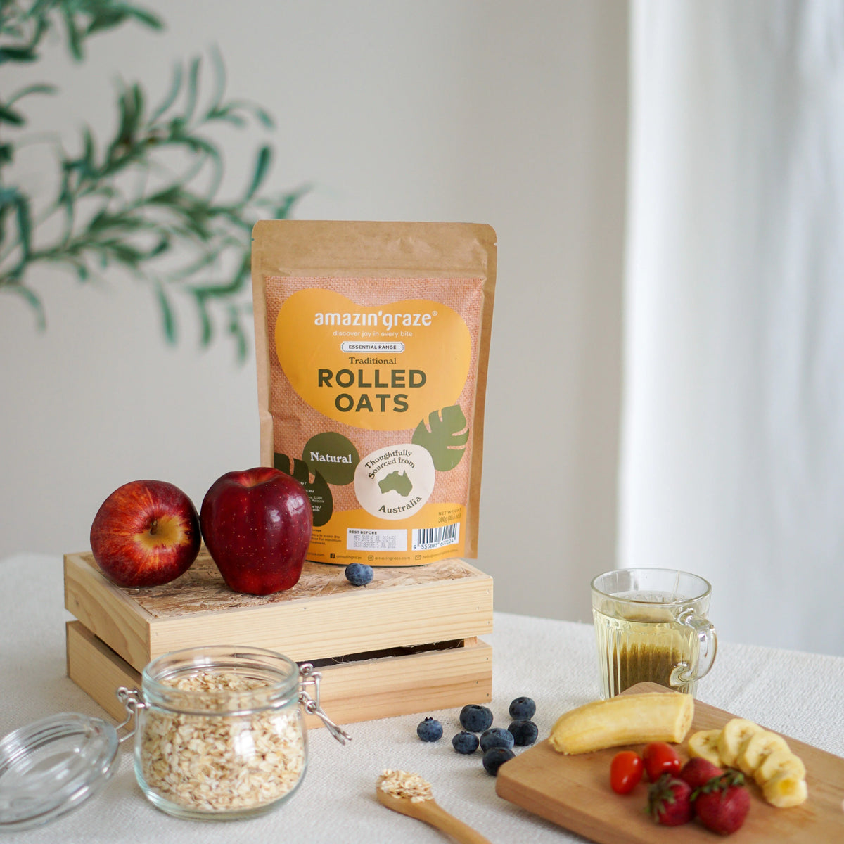 Traditional Australian Rolled Oats – Amazin' Graze Malaysia